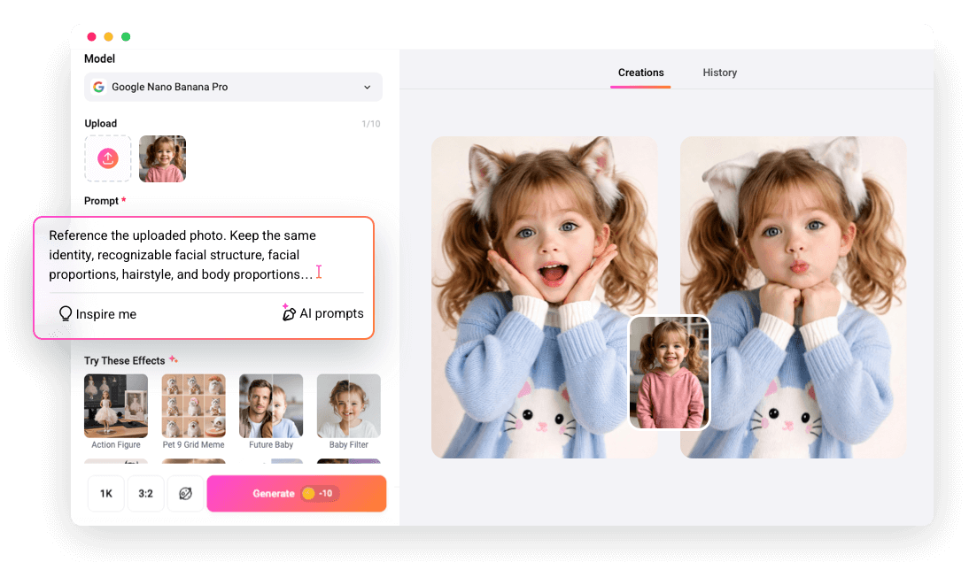 AI Cat Ears Filter: Add Cat Ears to Photo for a Playful Twist