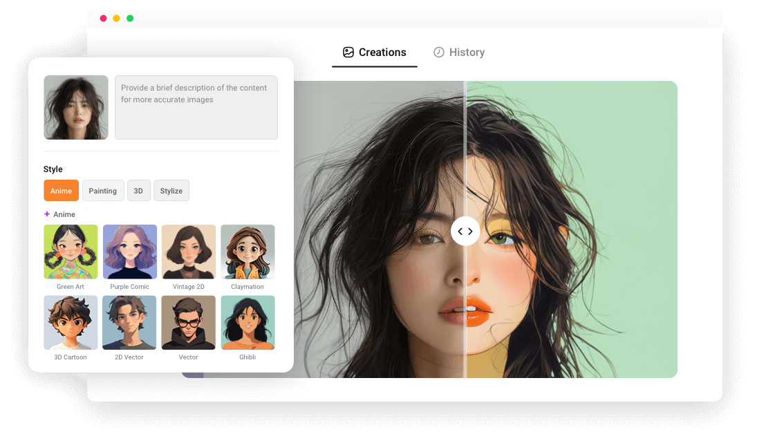 AI Cartoon Generator: Create Cartoons from Photos & Text Online with ...