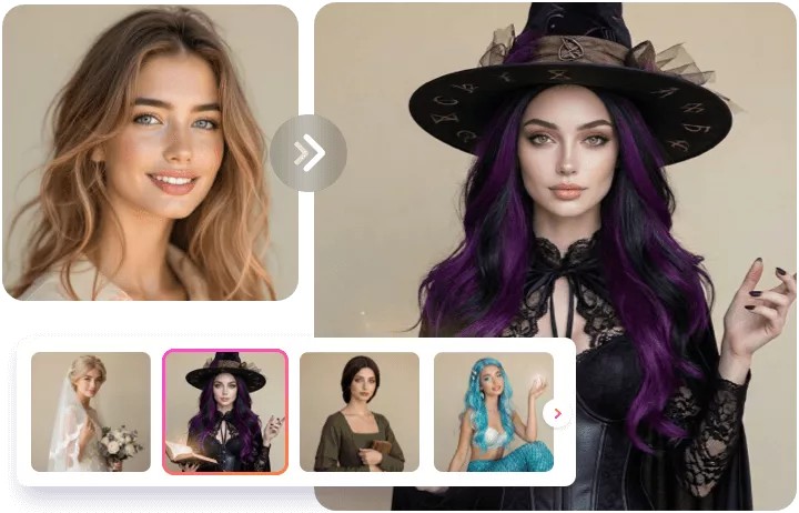 KI-Cosplay Generator: Cosplay für jeden Charakter in Sekundenschnelle