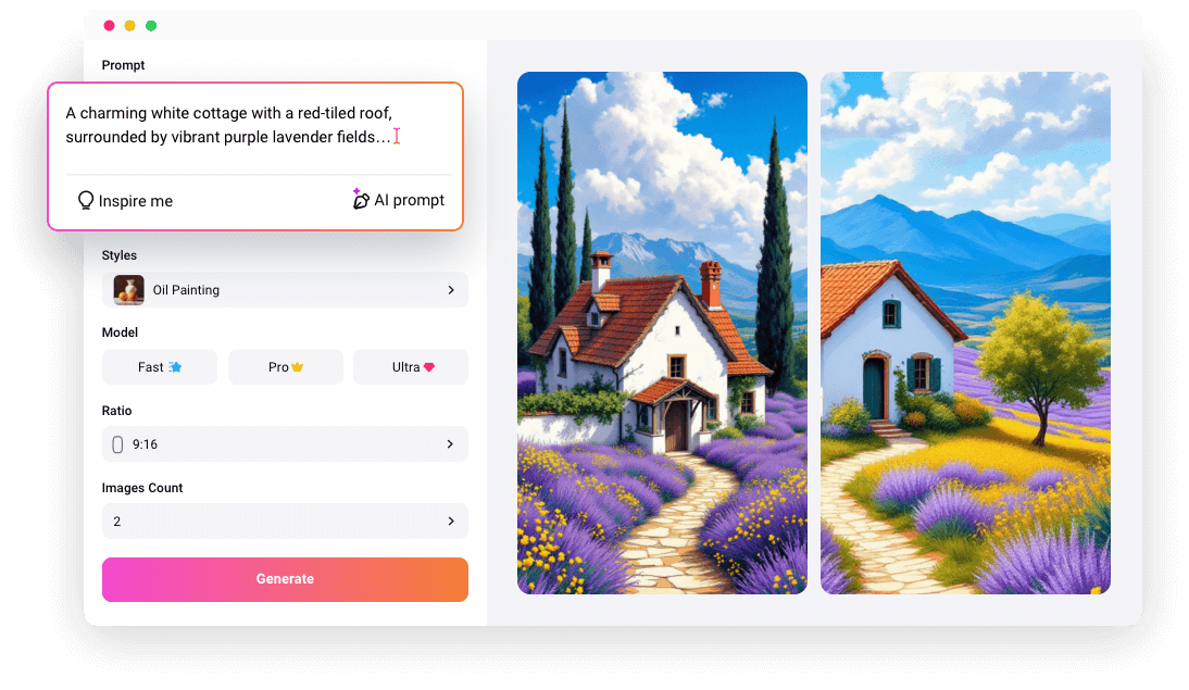 AI Painting Generator: Convert Text/Pics into Art with AI
