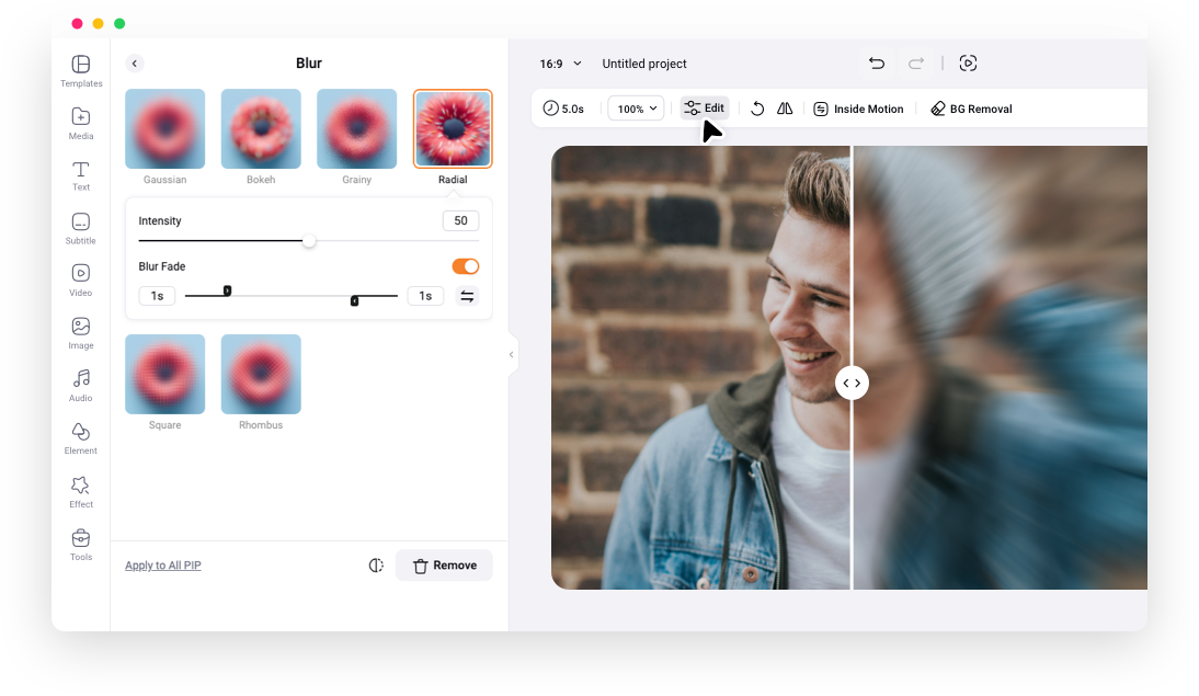 Photo Blur Effects | Blur Photo Online with Full Customization