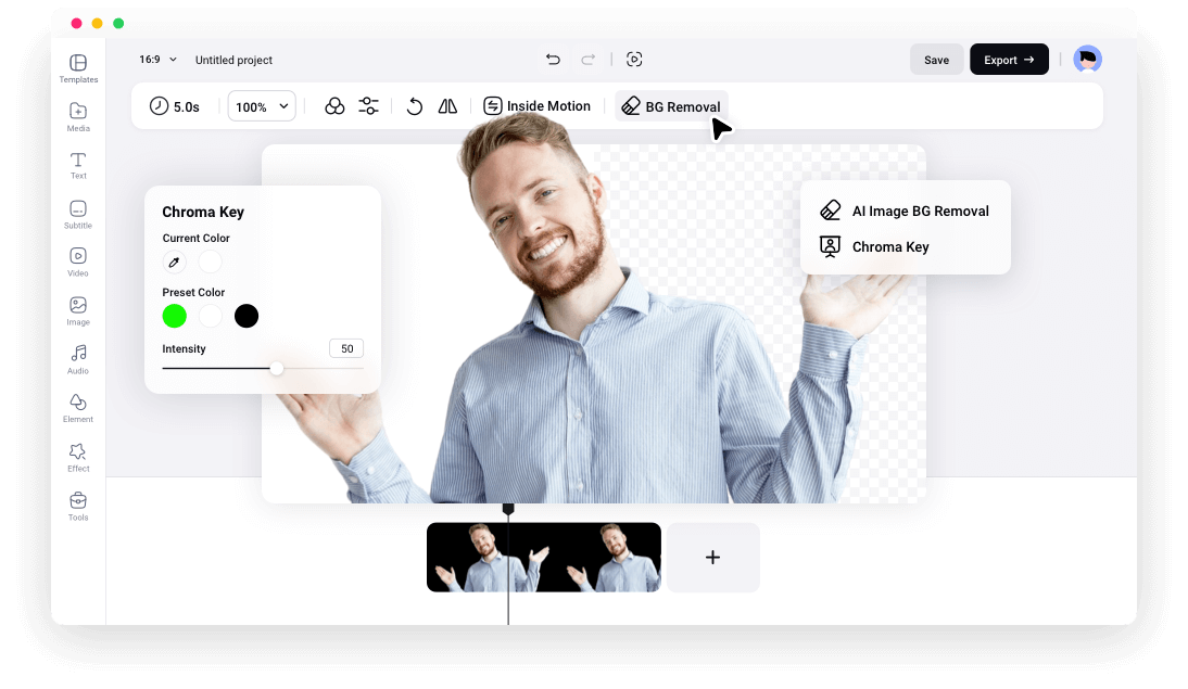 Remove White Background from Image Online - FlexClip