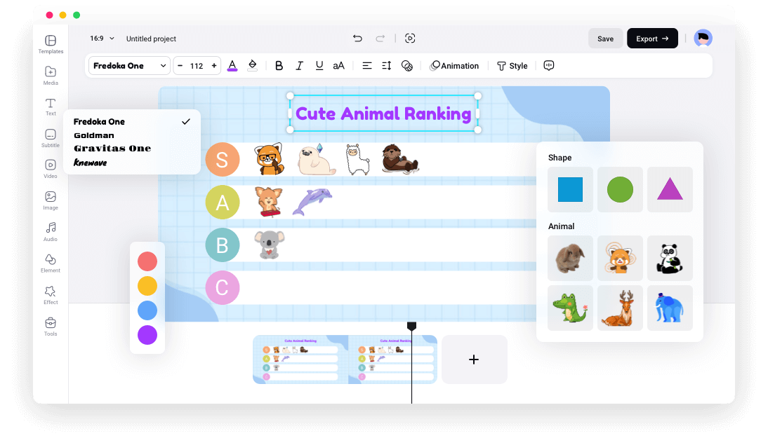 Créateur de Tier List - Créer une Tier List pour chaque classement ...