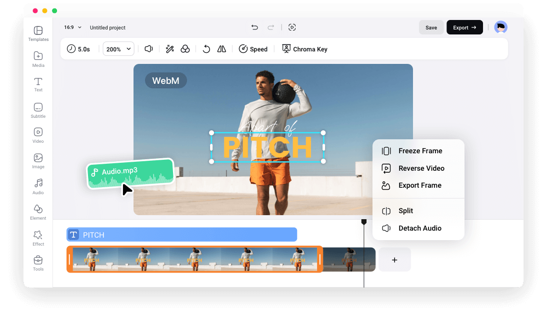 Éditeur WebM - Éditer des vidéos WebM rapidement et facilement en ligne ...