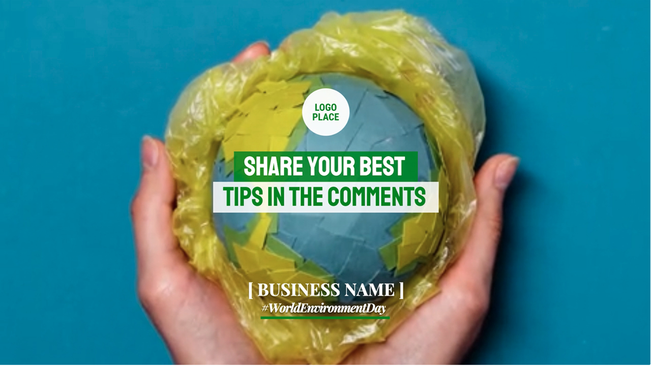 Customizable World Environment Day Post Video Template by FlexClip