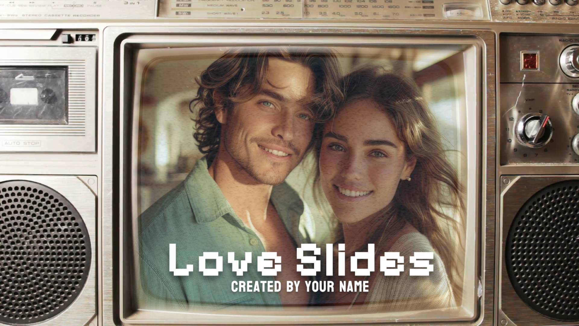 Customizable Vhs Intro Love Memories Collage Wedding Engagement ...