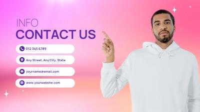 Customizable Contact Us Video Template by FlexClip