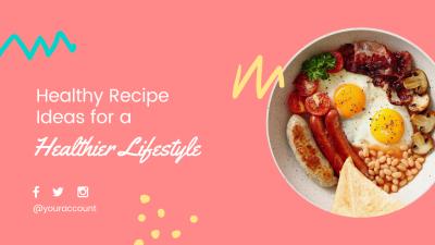 Anpassbare Daily Recipe Videovorlage von FlexClip
