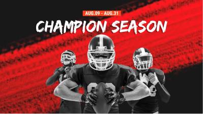 Customizable Football Match Trailer Video Template by FlexClip