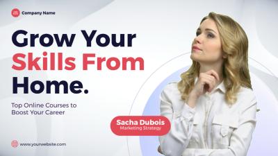 Customizable Modern Creative Online Course Education Linkedin Ad Video ...