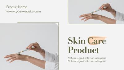 Customizable Natural Skin Care Product Promo Video Template by FlexClip