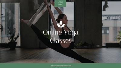 Customizable Online Yoga Promo Video Template by FlexClip