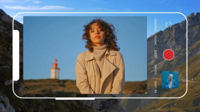 Customizable Simple Travel Vlog Photo Social Media Phone Story Video Template by FlexClip