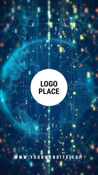 Customizable 5g Ai Technology Global Network Tech Earth Business Logo ...