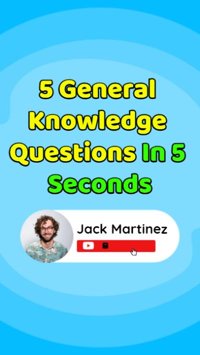 Customizable Blue General Knowledge Questions Quiz Video Template by ...