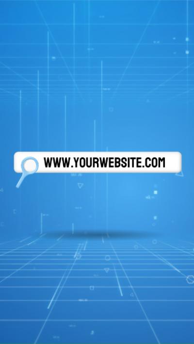 Customizable Blue Technology Ai Website Search Bar Demo Tutorial Logo ...