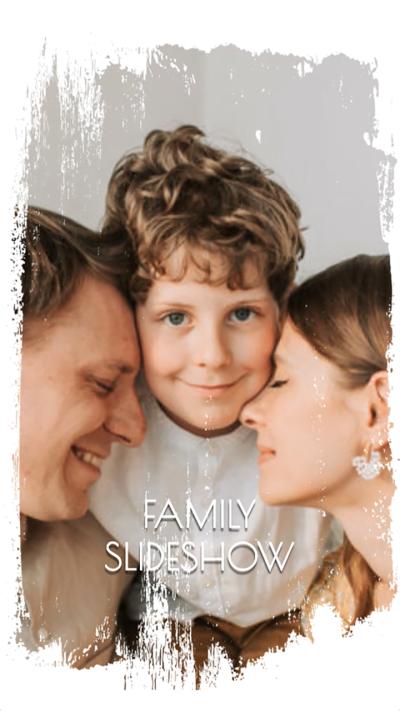 Customizable Brush Family Photo Collage Slideshow Video Template by ...