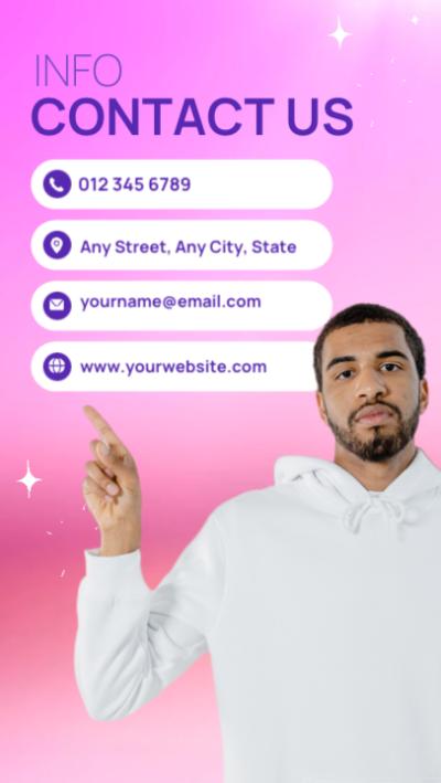 Customizable Contact Us Video Template by FlexClip