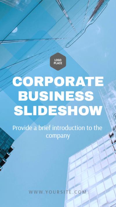 Customizable Dynamic Company Introduction Business Slideshow Video ...