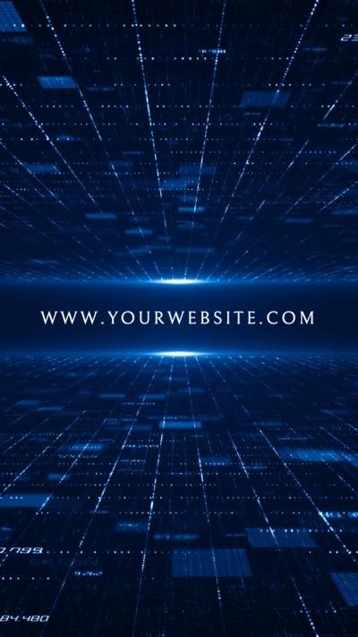 Customizable Elegant Tech Bokeh Business Logo Intro Outro Video ...