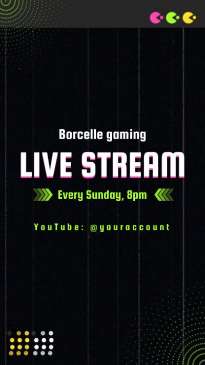 支持自定義的 Game Live Stream Intro Outro 視頻範本 - FlexClip