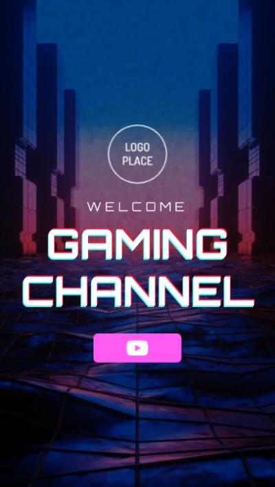 Customizable Gaming Youtube Intro Outro Video Template by FlexClip