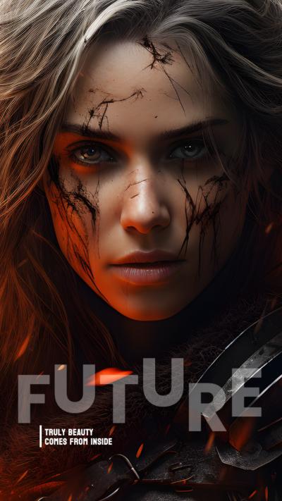 Customizable Glitch Epic Game War Photo Promo Opener Trailer Intro Video Template by FlexClip