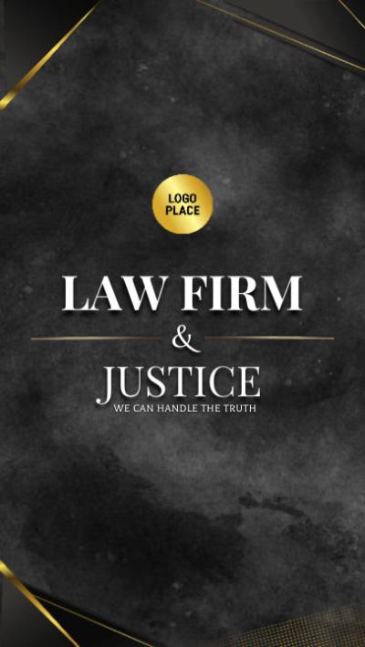 Customizable Golden Law Firm Business Corporate Profile Pack Video ...