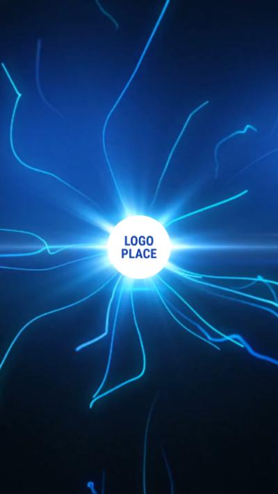Customizable Lightning Style Technology Logo Reveal Intro Video ...