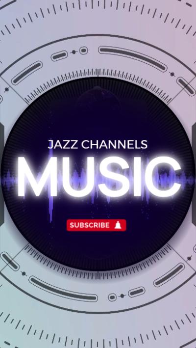Customizable Line Jazz Music Visualization Channel Intro Video Template by FlexClip