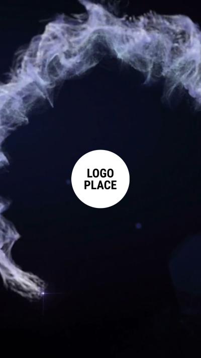 Customizable Magical Particles Ring Abstract Logo Intro Outro Video ...