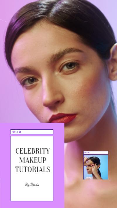 支持自定義的 Makeup Tutorial Intro Outro 視頻範本 - FlexClip