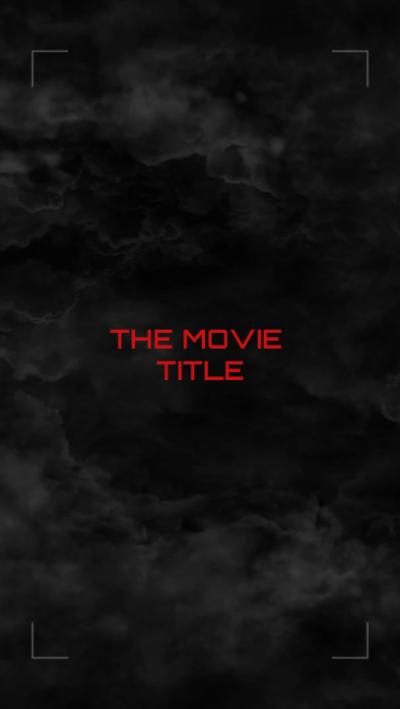 Customizable Minimal Black And White Movie Credits Video Template by ...