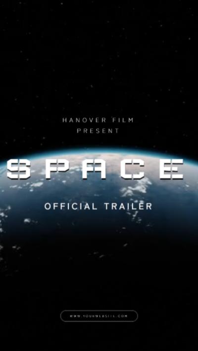 Modèle de vidéo Minimalist Earth Tech Movie Trailer Opener Intro ...