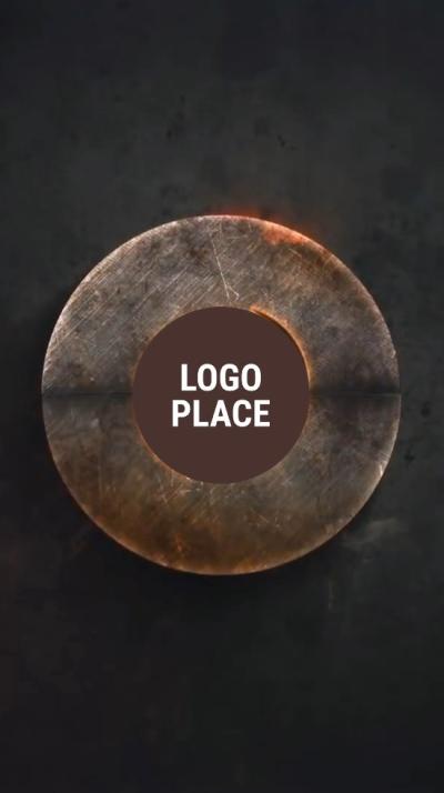 Customizable Modern Minimalist Mechanical Style Logo Intro Video ...