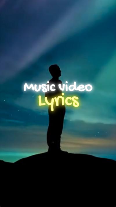 Customizable Neon Effects Lyric Video Template by FlexClip