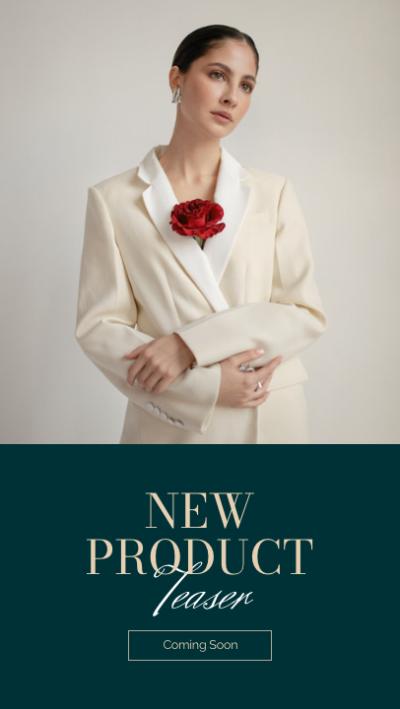 支持自定义的 New Product Teaser 视频模板 - FlexClip