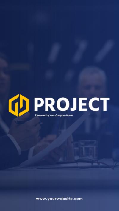 Modelo de vídeo personalizável Project Presentation Company Simple ...