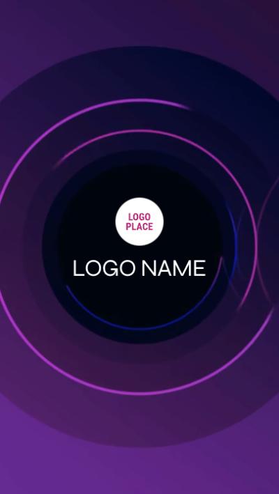 Modèle de vidéo Purple Logo Intro personnalisable par FlexClip
