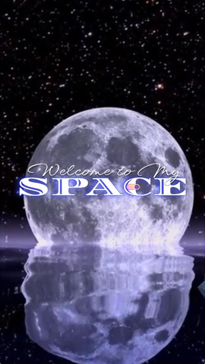 Customizable Purple Magic Moon Space Circle Youtube Channel Intro Video ...