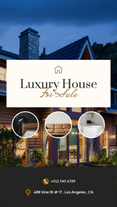 Plantilla de vídeo Real Estate Collage Sale personalizable de FlexClip