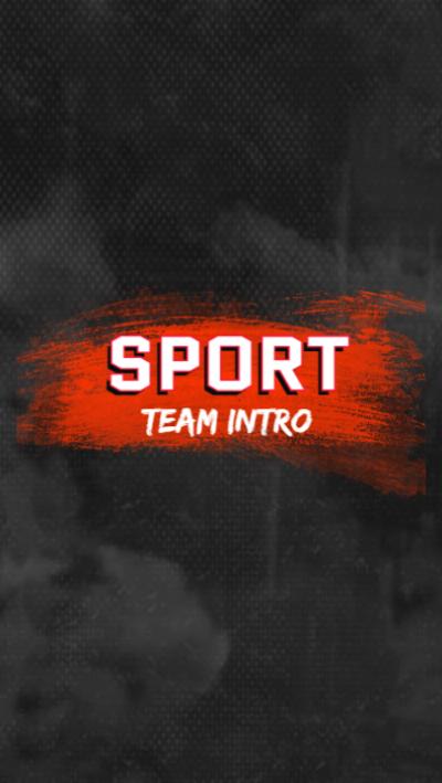 Customizable Red Sport Team Intro Video Template by FlexClip