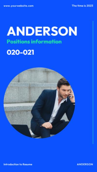 Customizable Resume Hiring Simple Universal Video Template by FlexClip