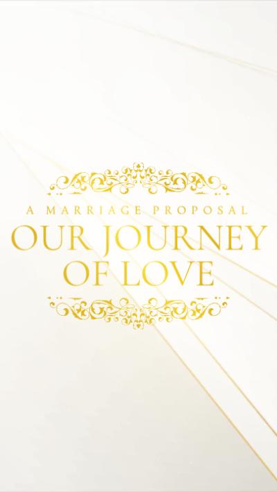 Customizable Romantic Marriage Proposal Wedding Slideshow Video ...