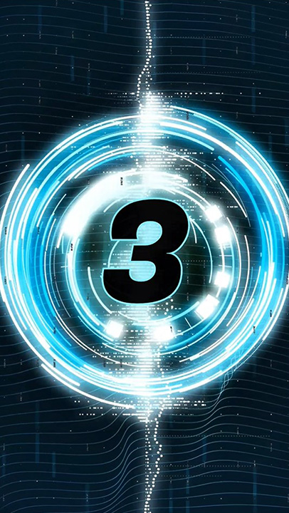 Modèle de vidéo Rotating Circle Countdown Logo Reveal personnalisable ...