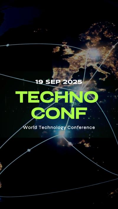 Customizable Tech Business Digital Summit Conference Promo Video ...