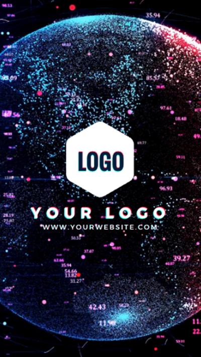 Customizable Tech Global Data Network Artificial Intelligence Logo ...