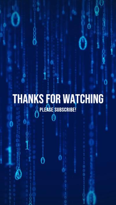 Customizable Thanks For Watching And Subscribe Outro Video Template by ...