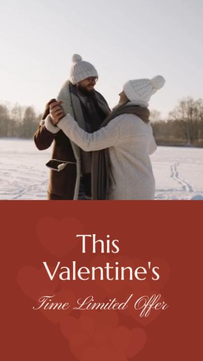 Customizable Valentine Promo Video Template by FlexClip