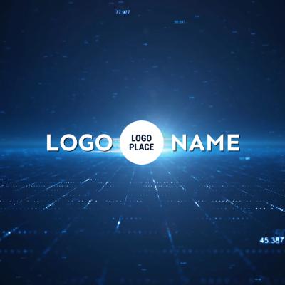 Modèle de vidéo Ai Robot Hand Business Technology Logo Intro ...